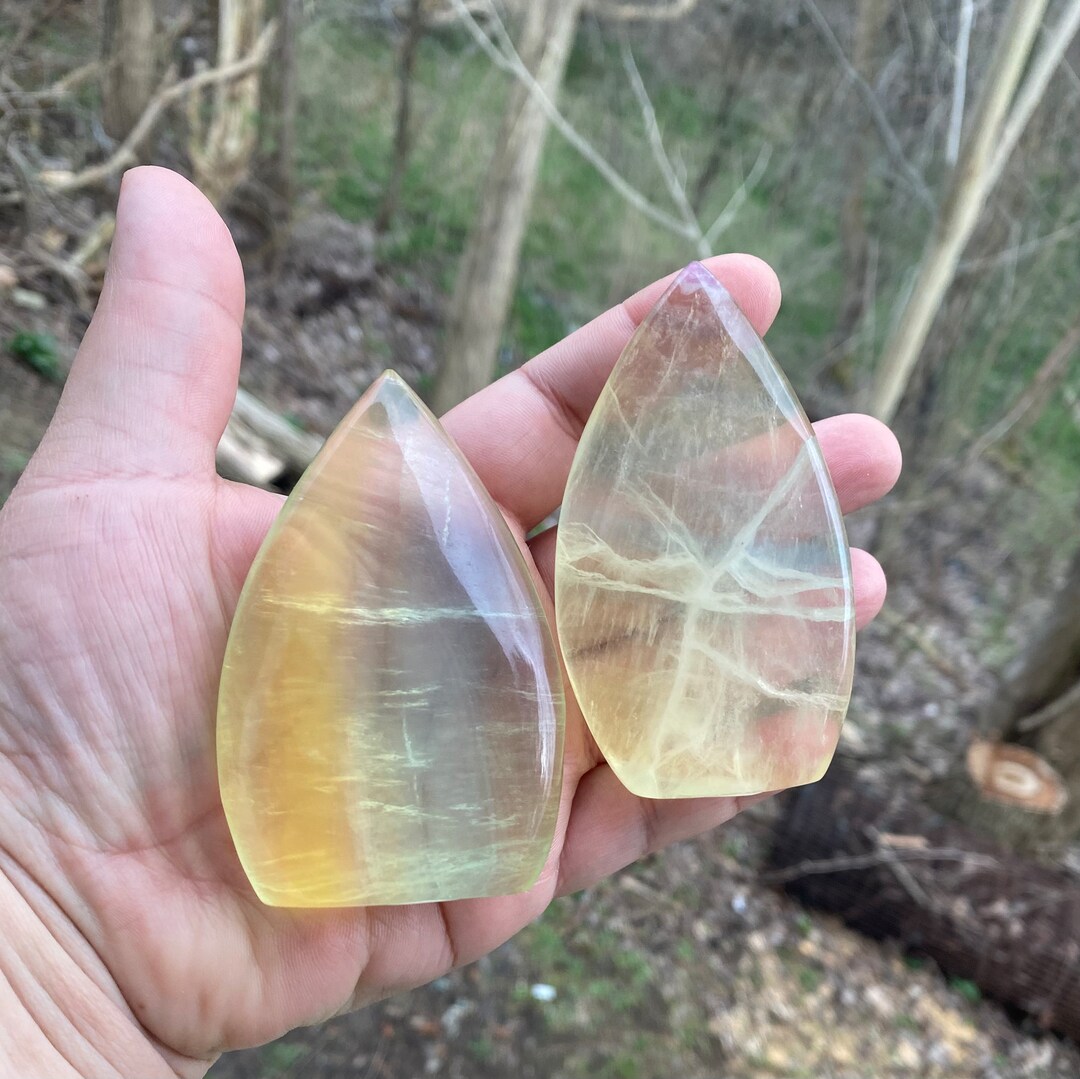 Yellow Green Candy Fluorite Free Forms - Etsy