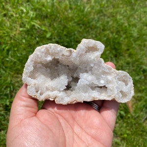 Clear Geode Quartz Crystal - Etsy