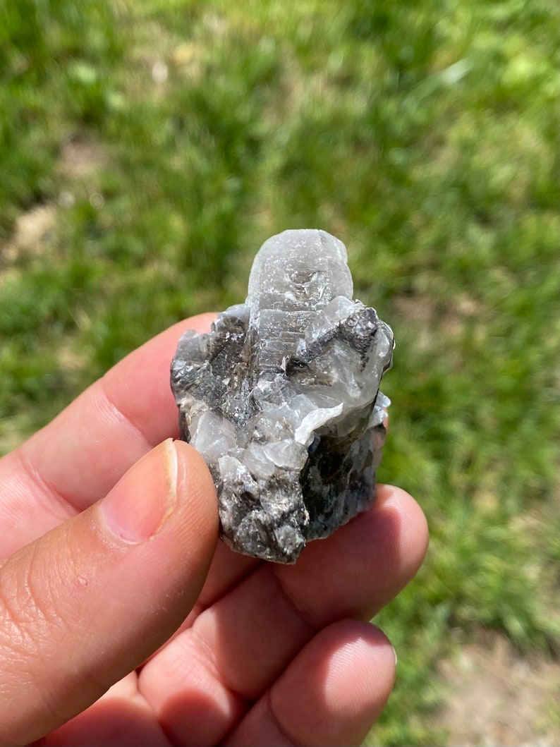 Raw Hexagonal | Columnar Calcite Crystal Cluster - Etsy