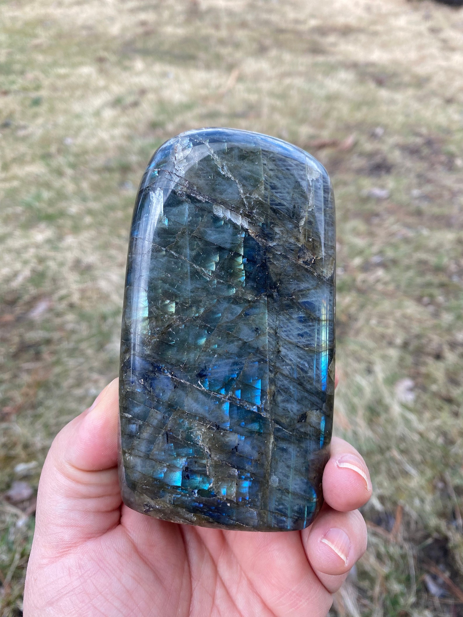 Labradorite Free Form Self Standing - Etsy