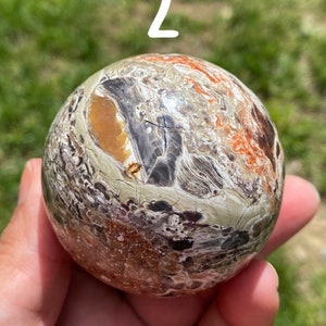 Money Agate Sphere | Leopard Sphere - Etsy