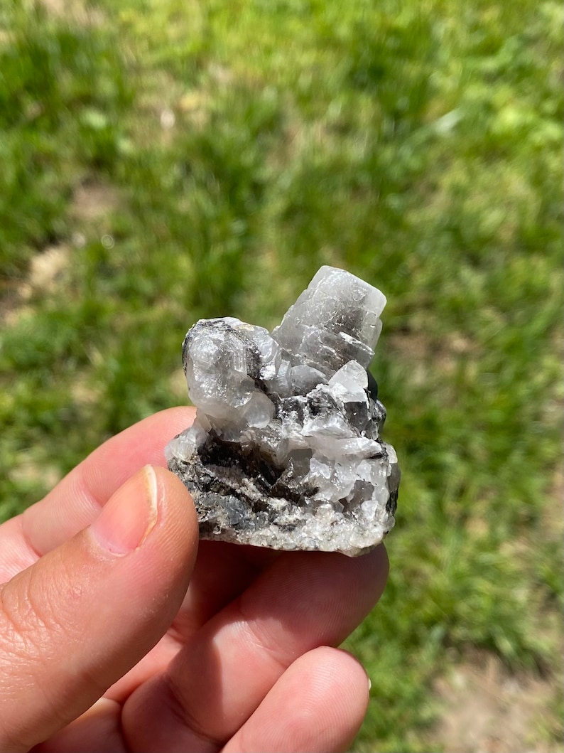 Raw Hexagonal | Columnar Calcite Crystal Cluster - Etsy