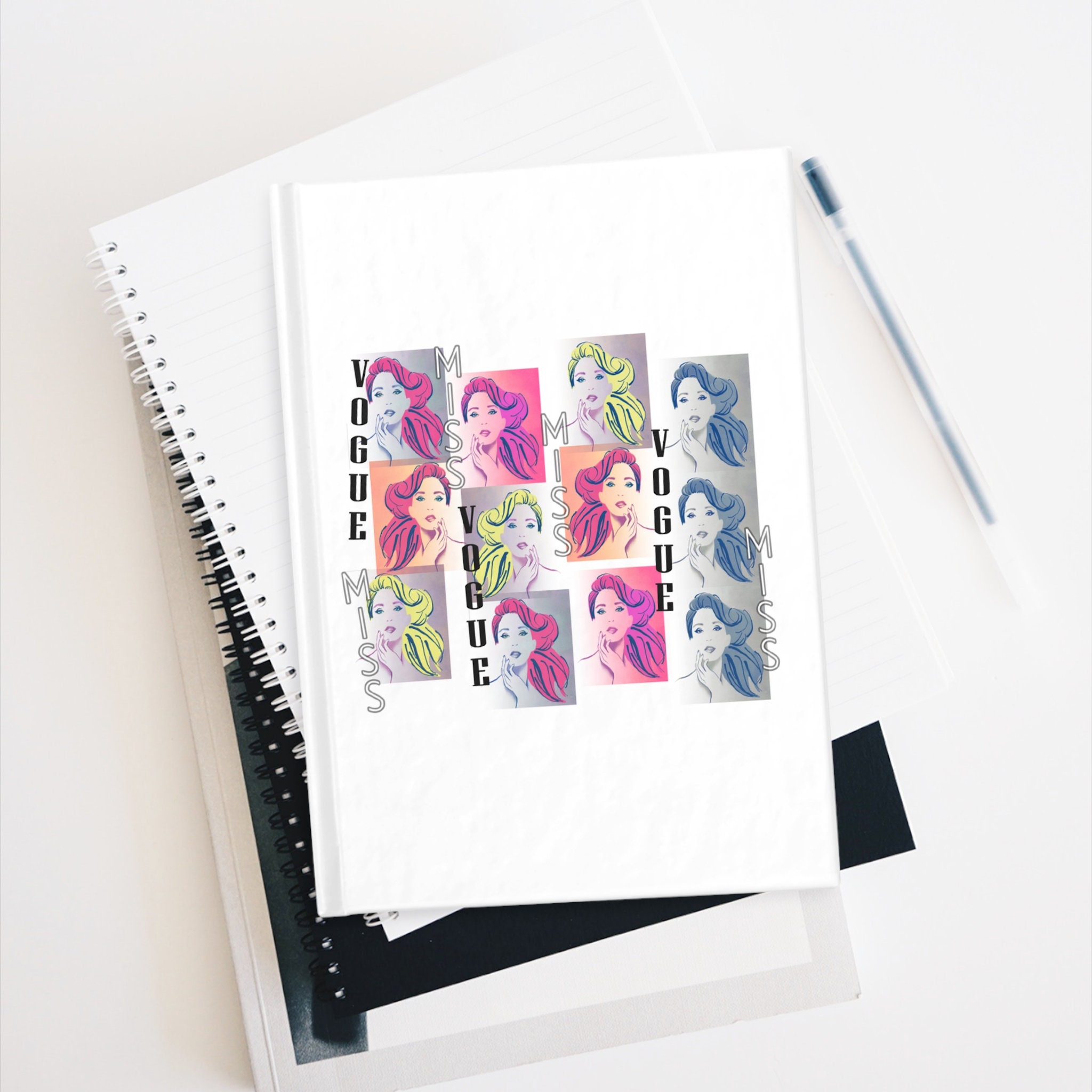 Notebook Inside Vogue Magazine