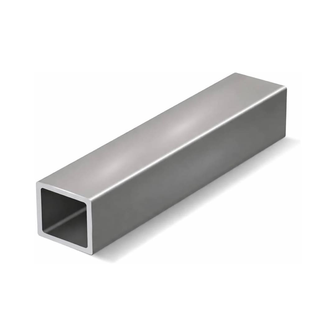 6063 Aluminum Square Tube, Box Profile Metal Tubing for Fabrication ...