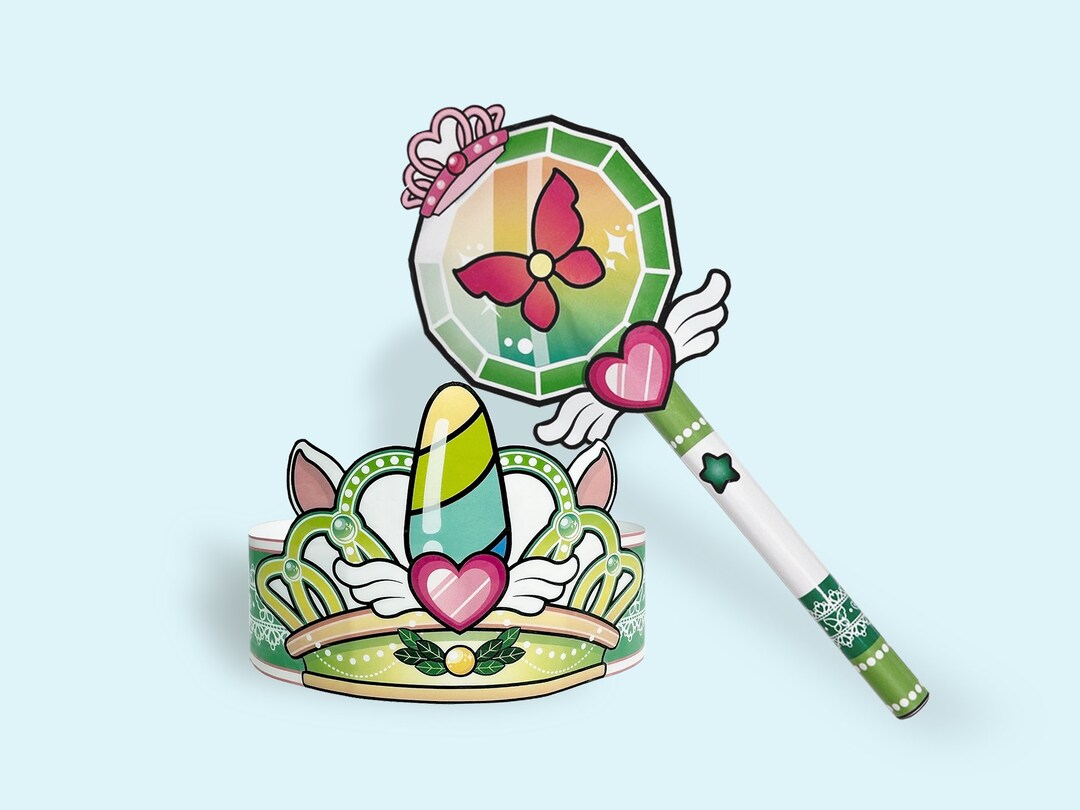 Printable Crwons and Wands, Paper Magic Wand, Unicorn Crown, Princess ...