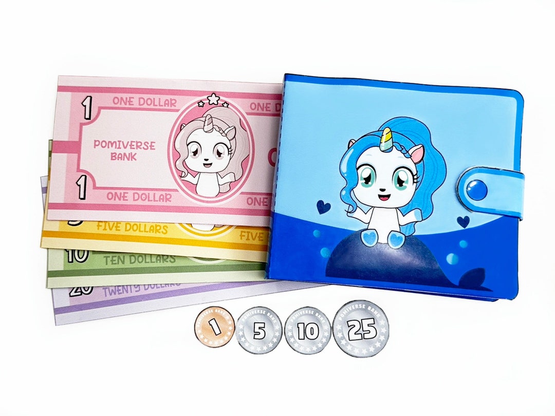 Printable Wallet and Money, Real Size, Wallet and Play Money for Kids ...