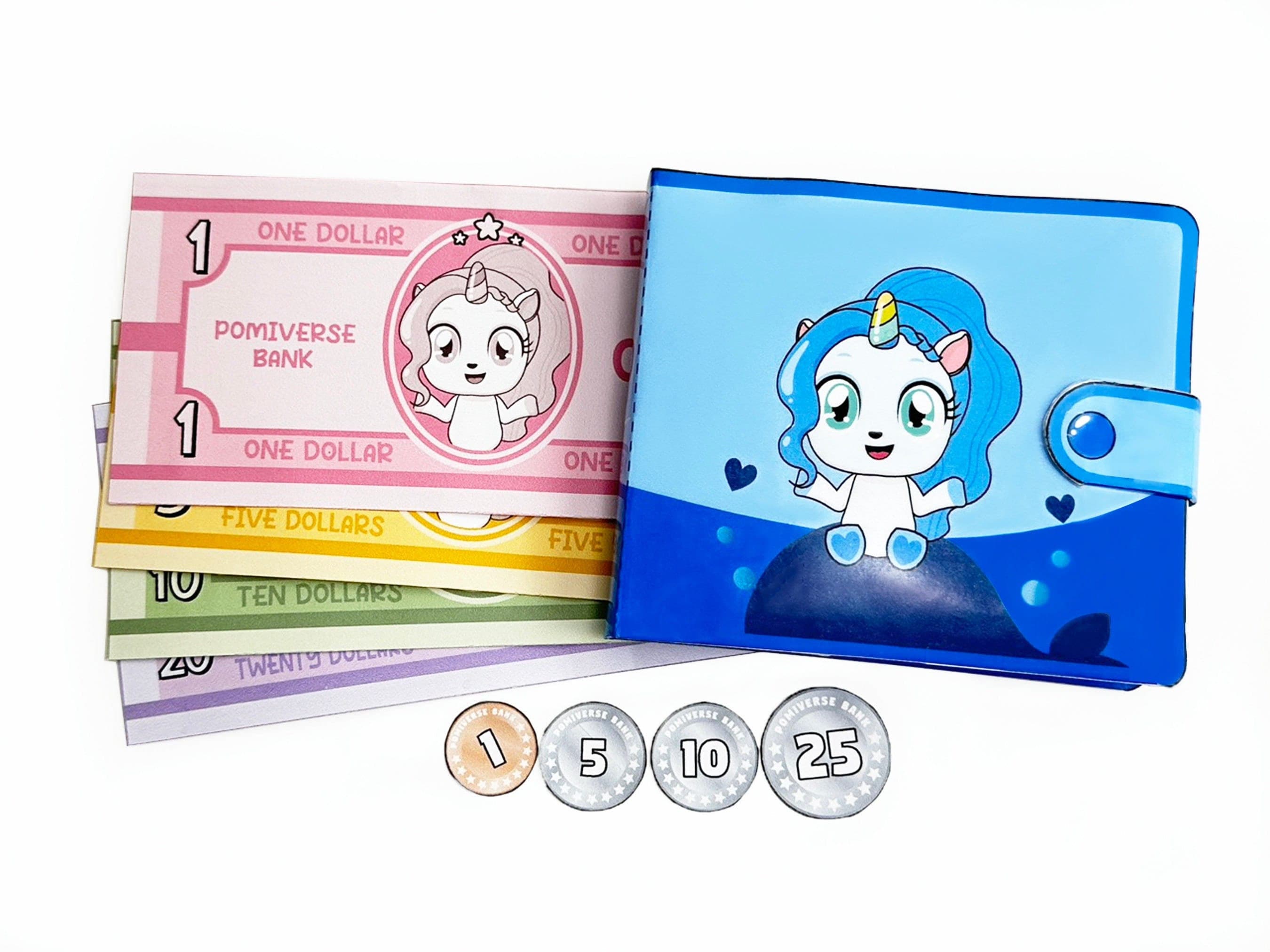 Printable Wallet and Money, Real Size, Wallet and Play Money for Kids ...