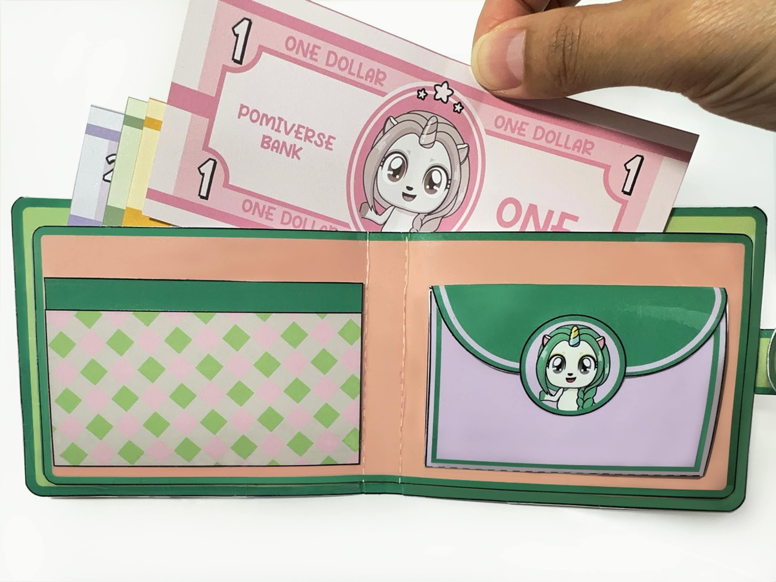 Printable Wallet and Money Real Size Wallet and Play Money - Etsy