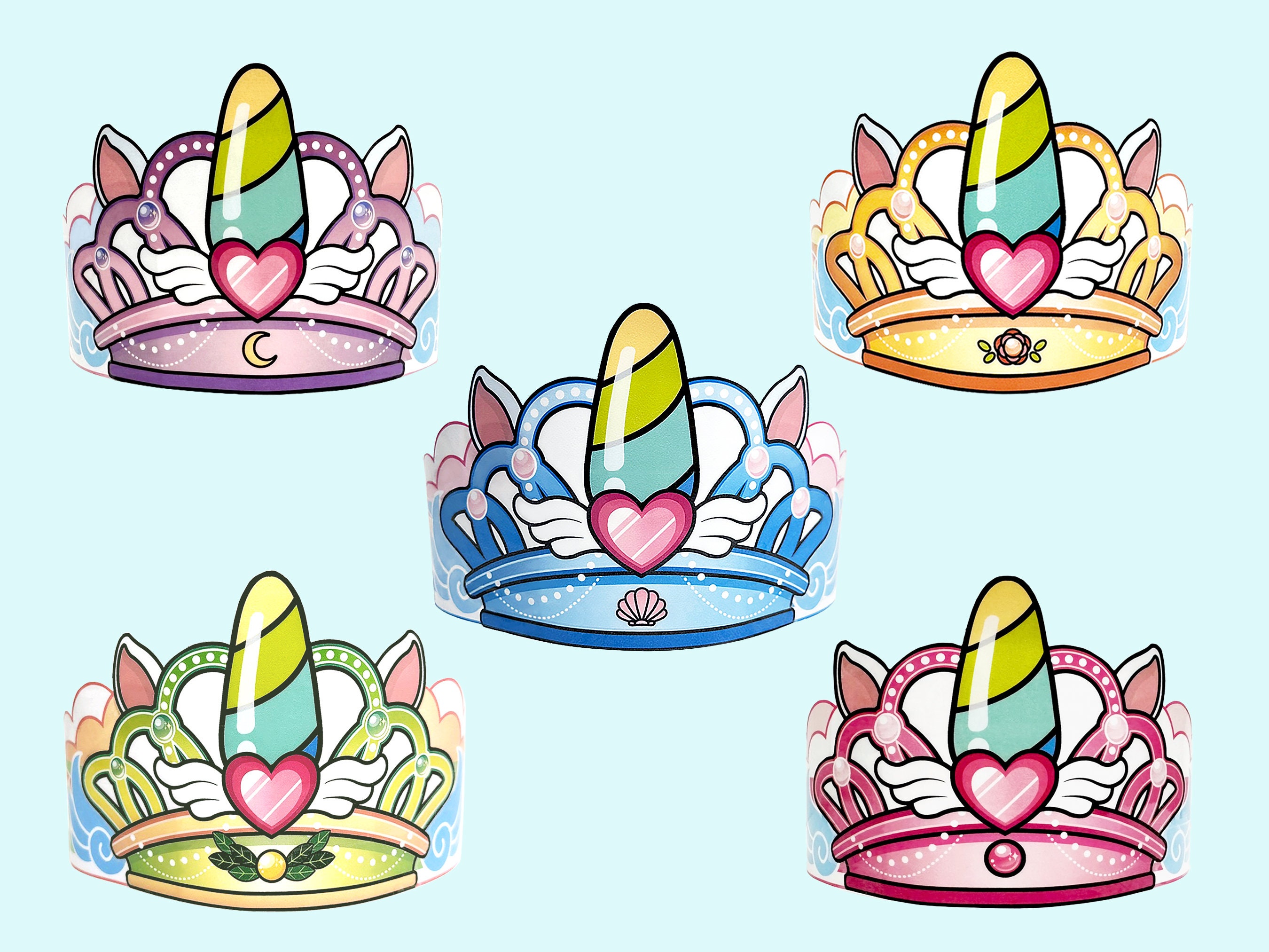 Printable Crwons and Wands, Paper Magic Wand, Unicorn Wands, Princess ...