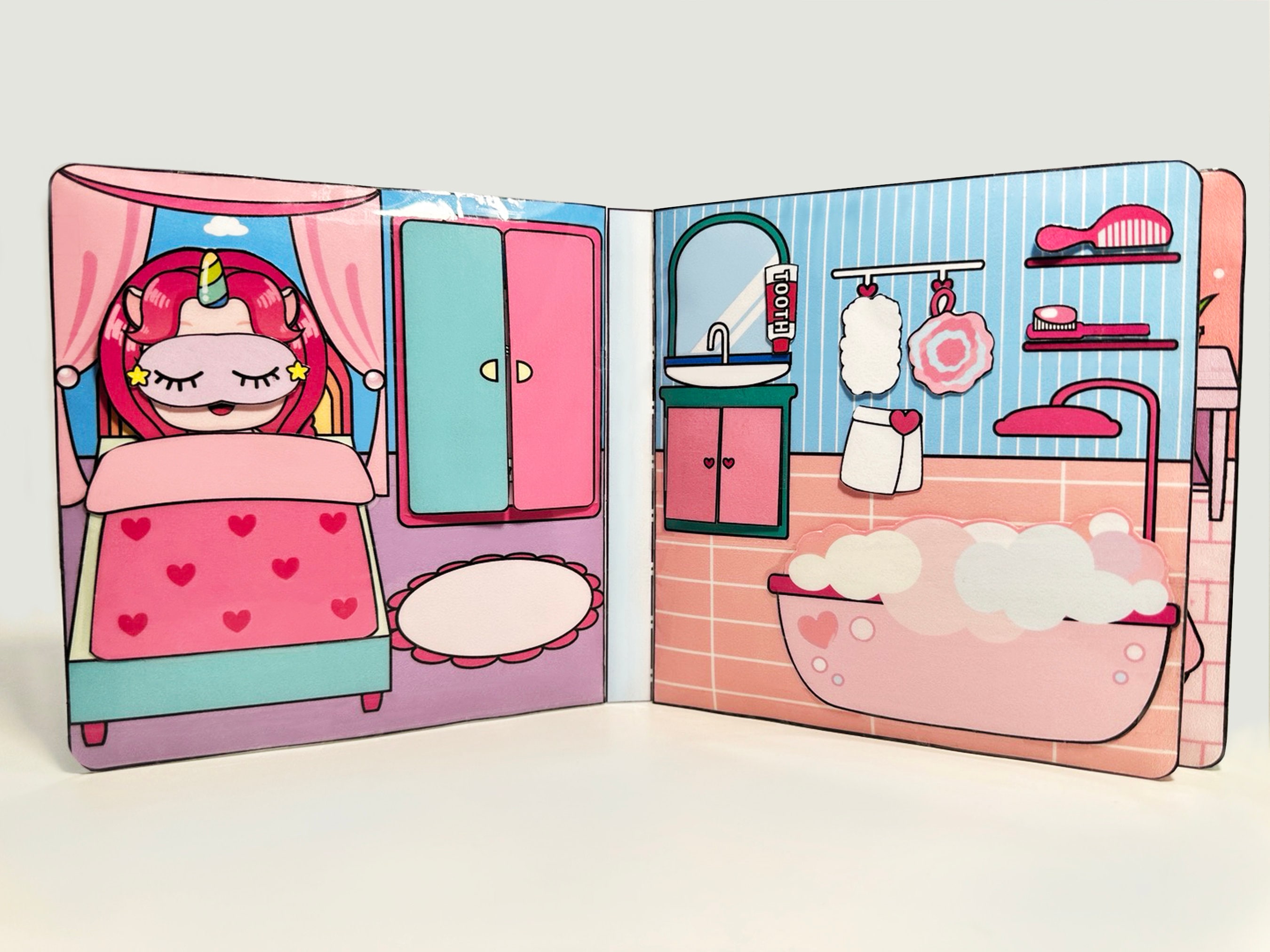 Printable Dollhouse-pomi House by POMIVERSE, Unicorn Printable, Busy ...