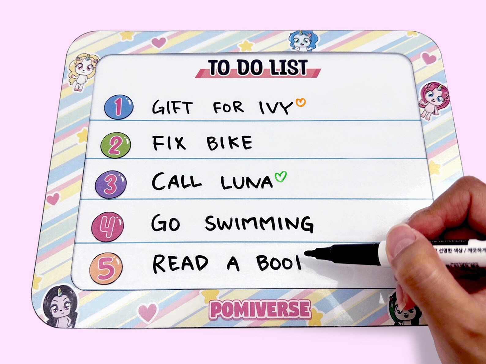 Printable White Board (digital Files) -easy to Make White Board, Non ...
