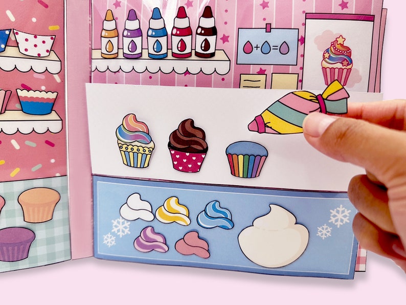 Cupcake Activities for Kids printable Dollhouse, Pomi's DIY Cupcakes ...