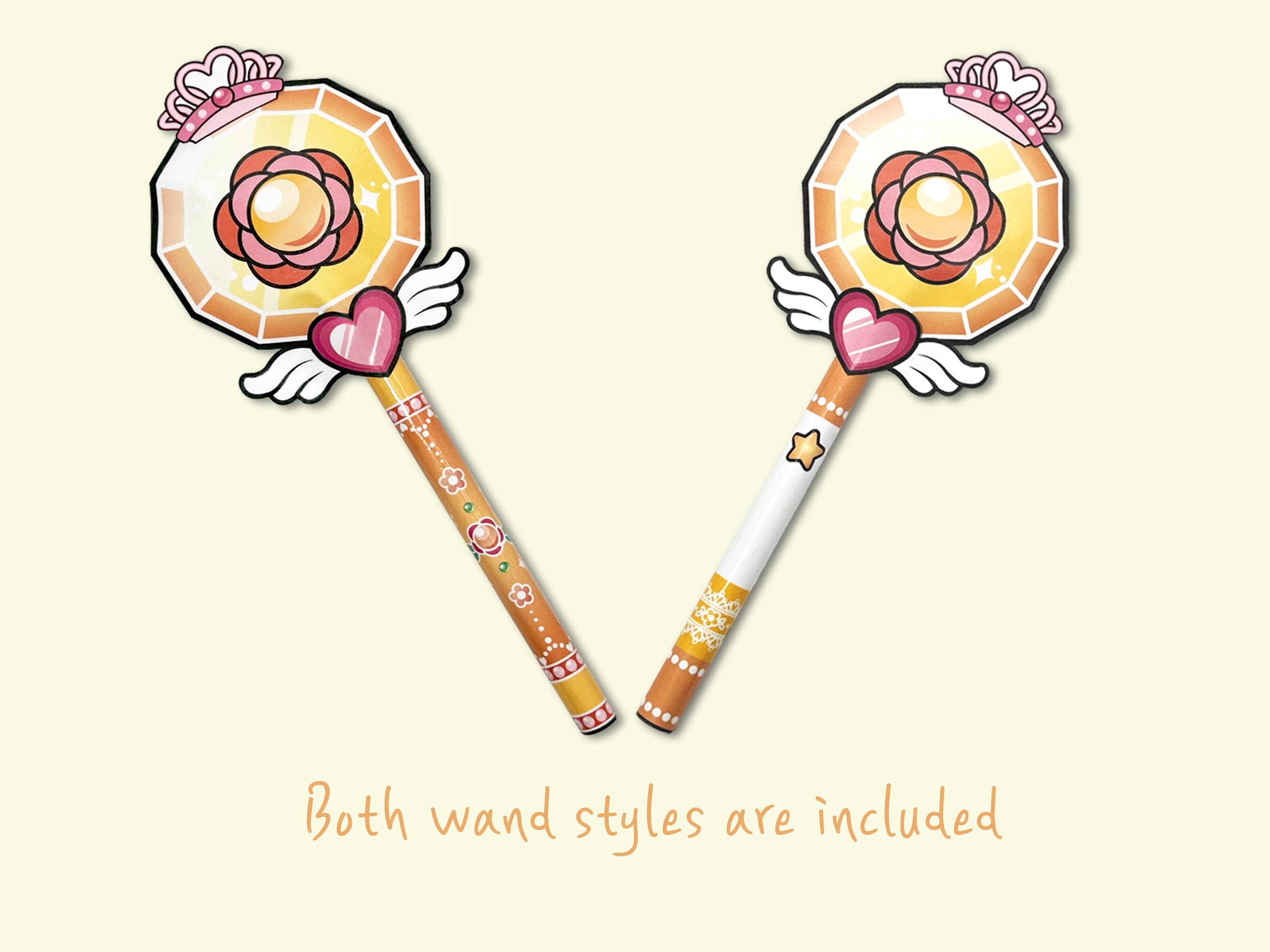 Printable Crwons and Wands Paper Magic Wand Unicorn Crown - Etsy