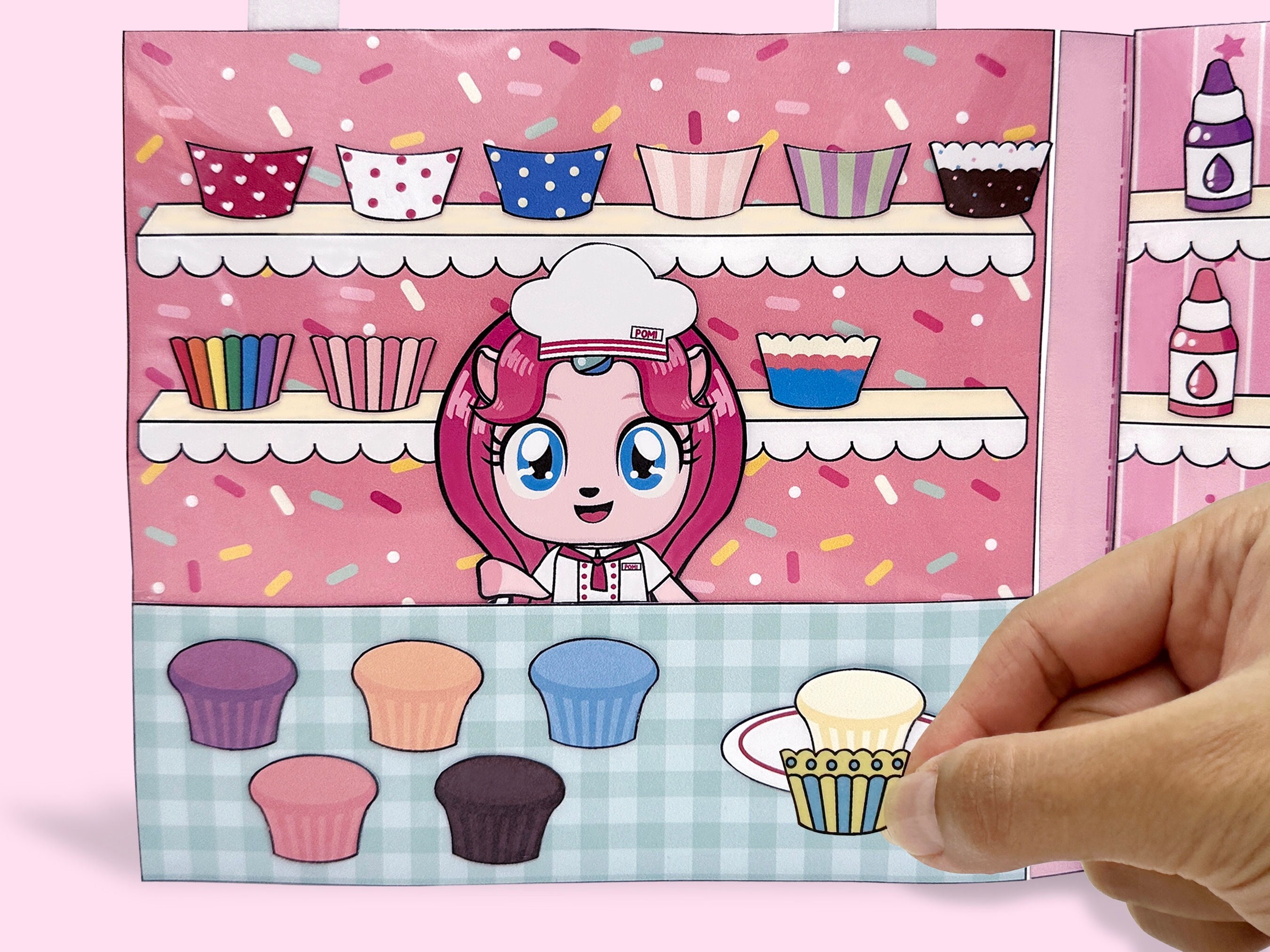 Cupcake Activities for Kids -printable Dollhouse, Pomi's DIY Cupcakes ...