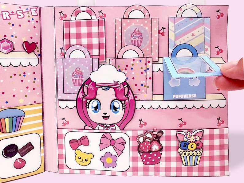 Cupcake Activities for Kids -printable Dollhouse, Pomi's DIY Cupcakes ...
