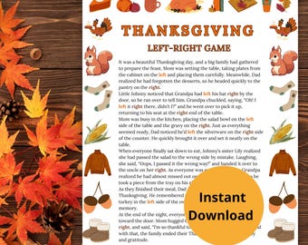 Thanksgiving Party Game, Thanksgiving Pass the Present Game ...