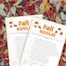 Fall Riddles Game: Autumn Party & Classroom Activity (digital Download ...