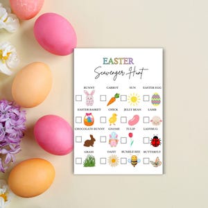 Easter Scavenger Hunt: Picture Card Treasure Hunt Game (digital ...