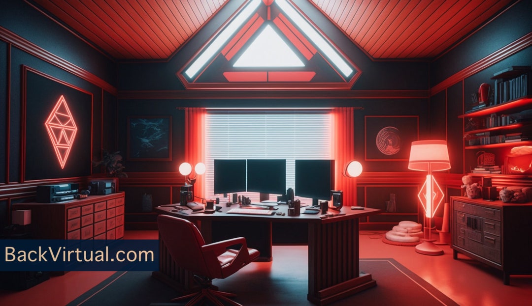 Zoom Virtual Background Stranger Things Theme Home Office - Etsy