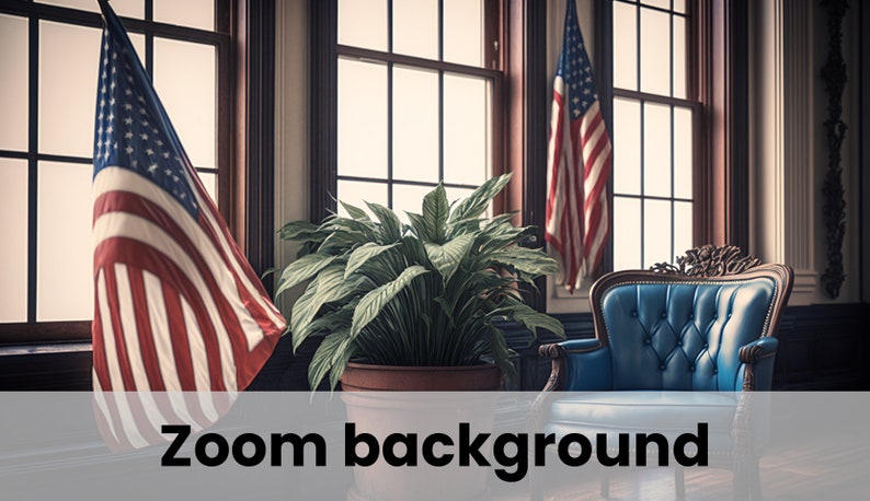 Memorial Day Patriotism: Patriotic Professional Zoom Background for ...