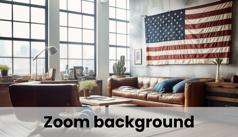 Memorial Day Patriotism: Patriotic Professional Zoom Background for ...