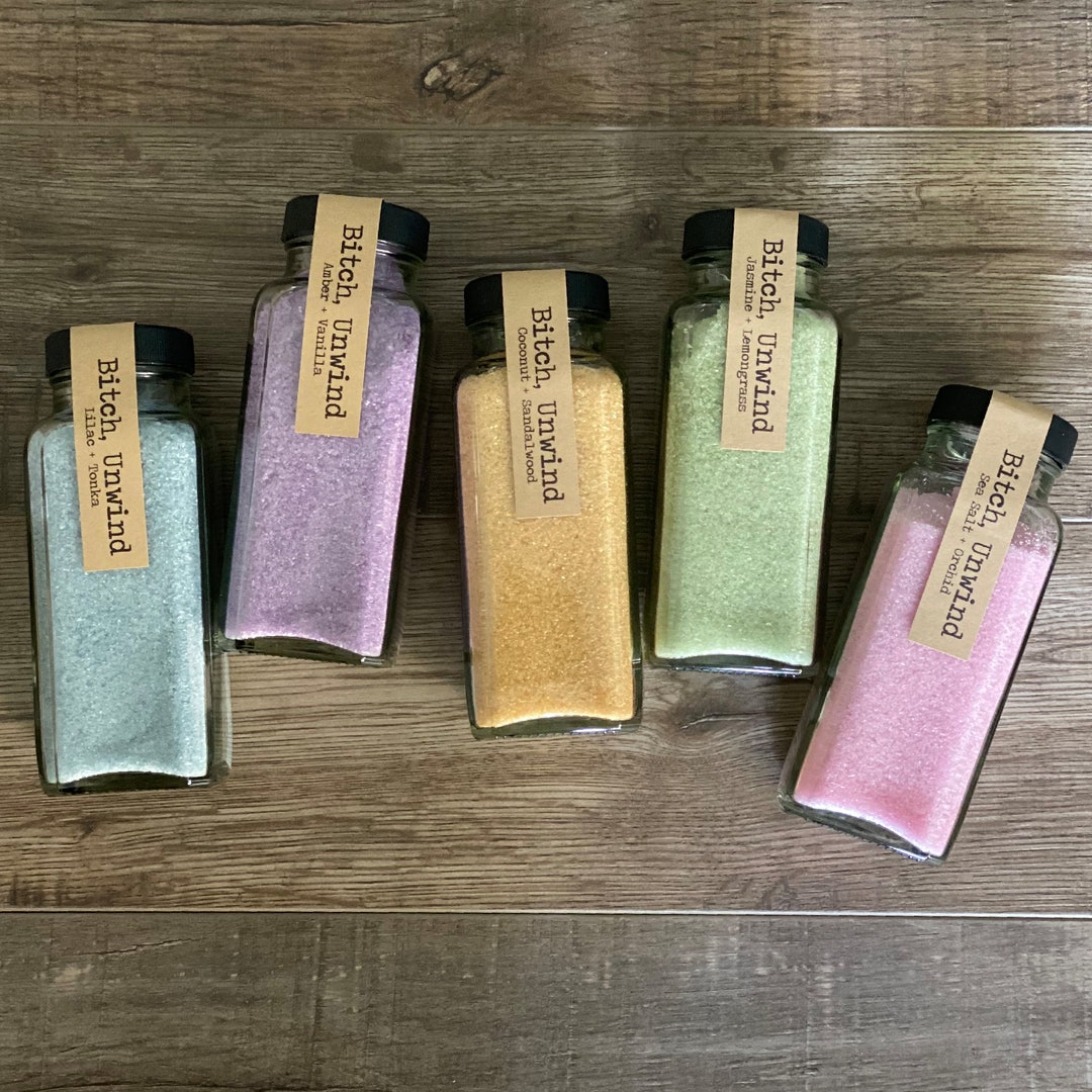 Bitch, Unwind Bath Salts | Seven Sassy Sirens | Fun Gift | Handmade ...