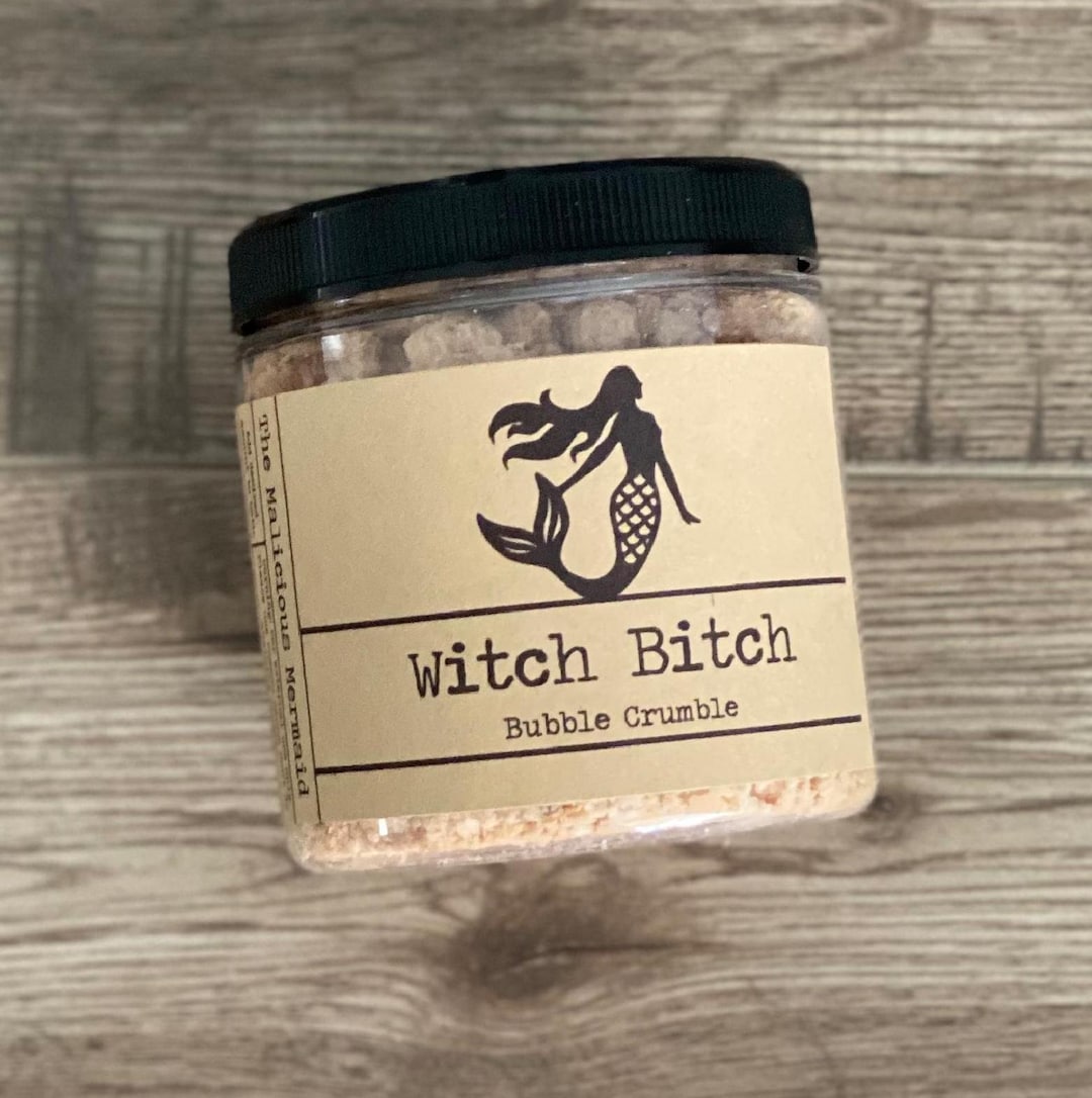 Witch Bitch Bubble Crumble Seven Sassy Sirens Fun Gift Handmade Snarky ...