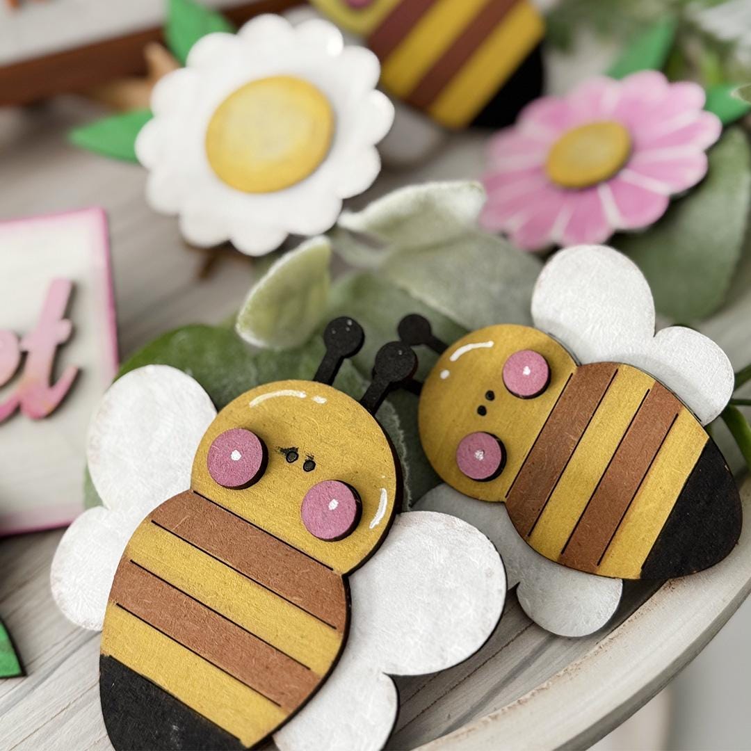 Home is Where My Honey Bee Craft Kit. Layered MDF Wood Craft Blanks ...