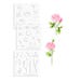 Radiant Roses Clear Stamps, Outline Cutting Dies and Layering Stencils ...