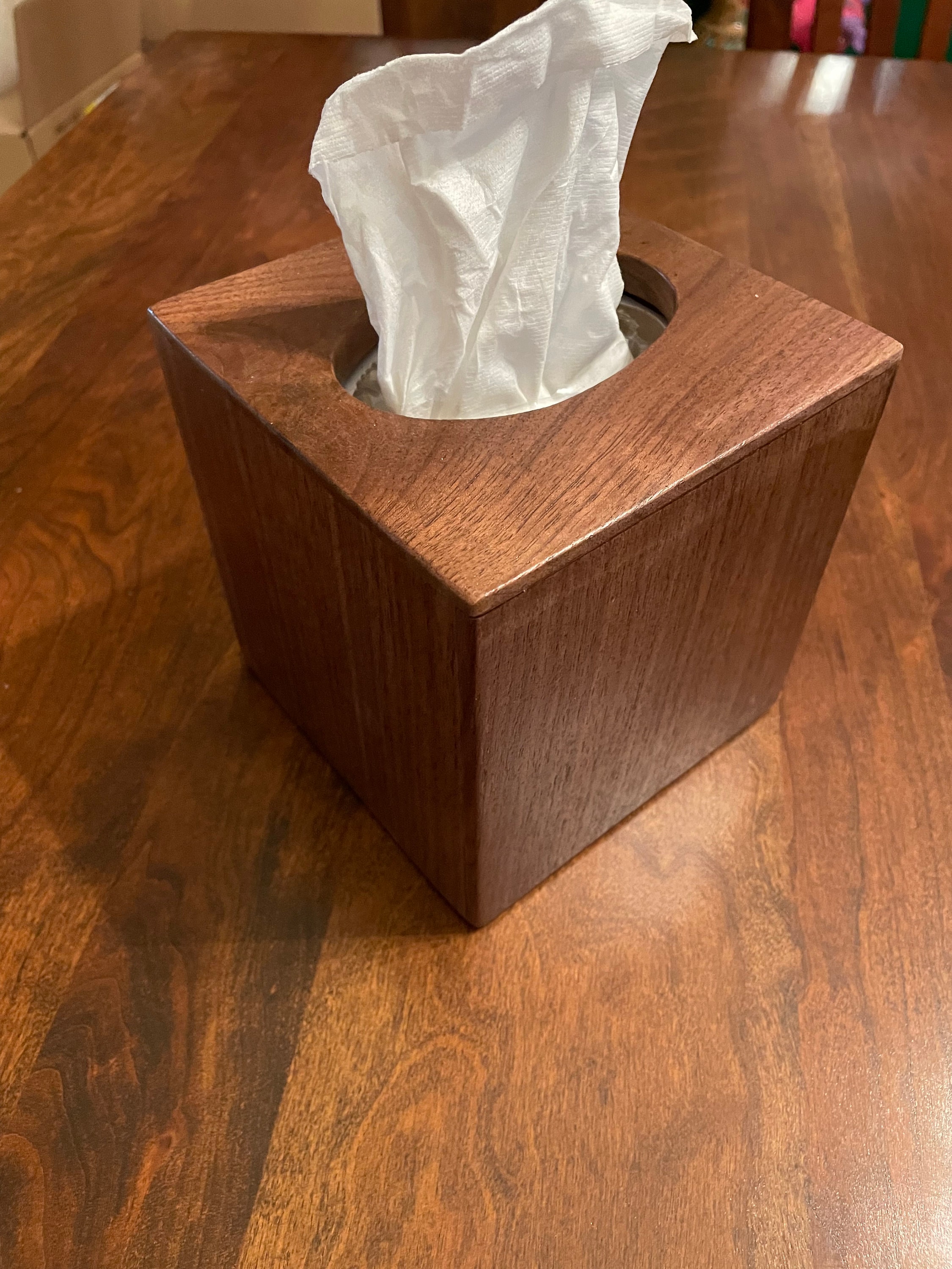 Handcrafted Wood Tissue Box Cover - Etsy