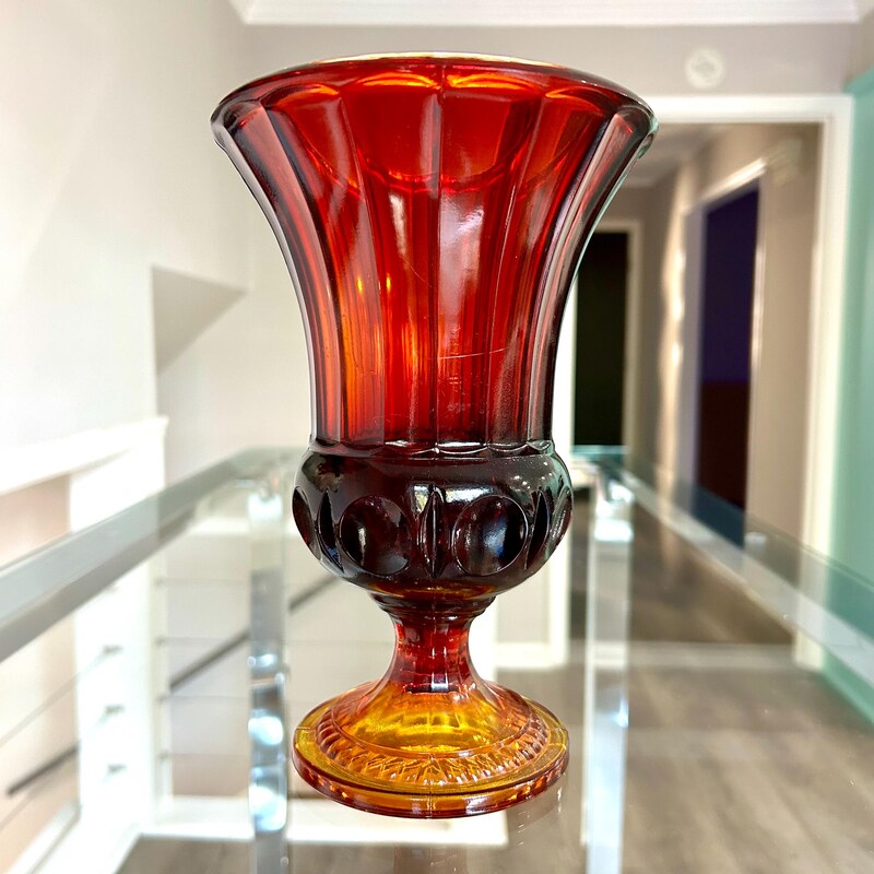 Amberina Glass - Etsy