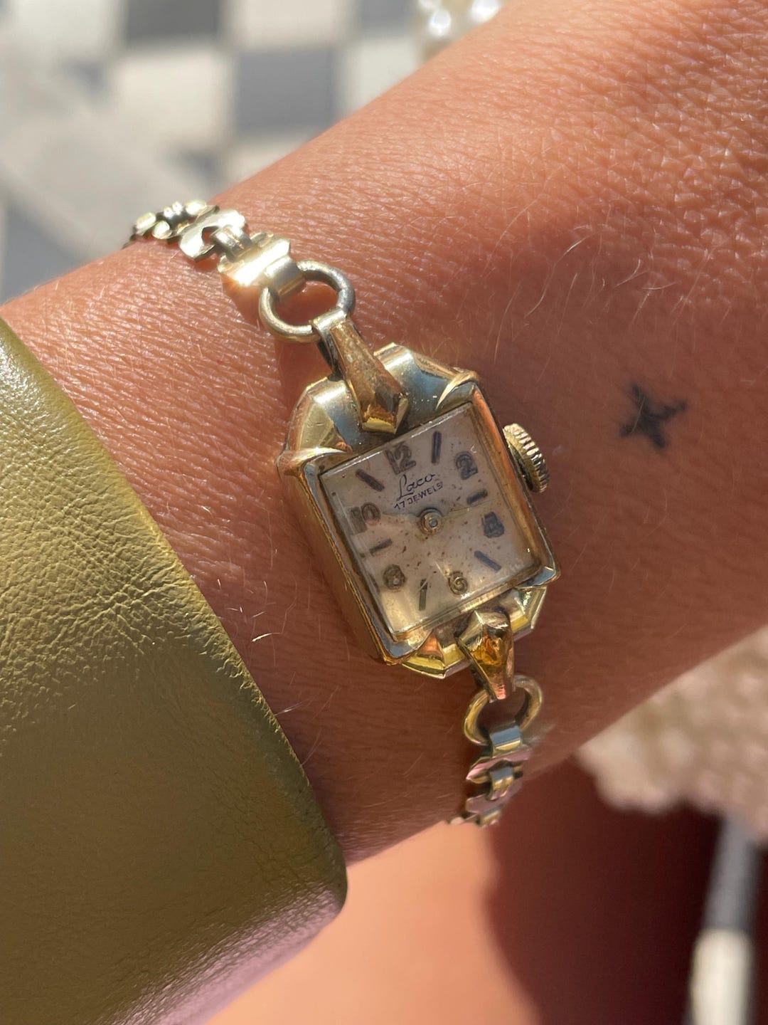 Vintage 1940s Laco Art Deco Cocktail Watch, 17 Jewels, Gold Filled - Etsy