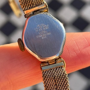 Rare Vintage 1930s/40s Art Deco Rhinestone Manual Wind up 20 Microns ...