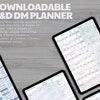 Watercolor Floral Dnd Character Sheet / D&D / Character Journal / PDF ...