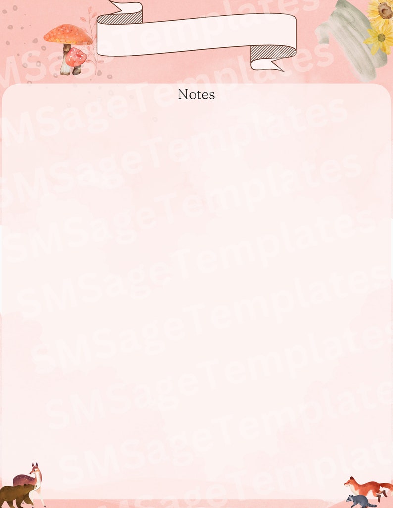 Watercolor Cottagecore Dnd Character Sheet / D&D / Character Journal ...