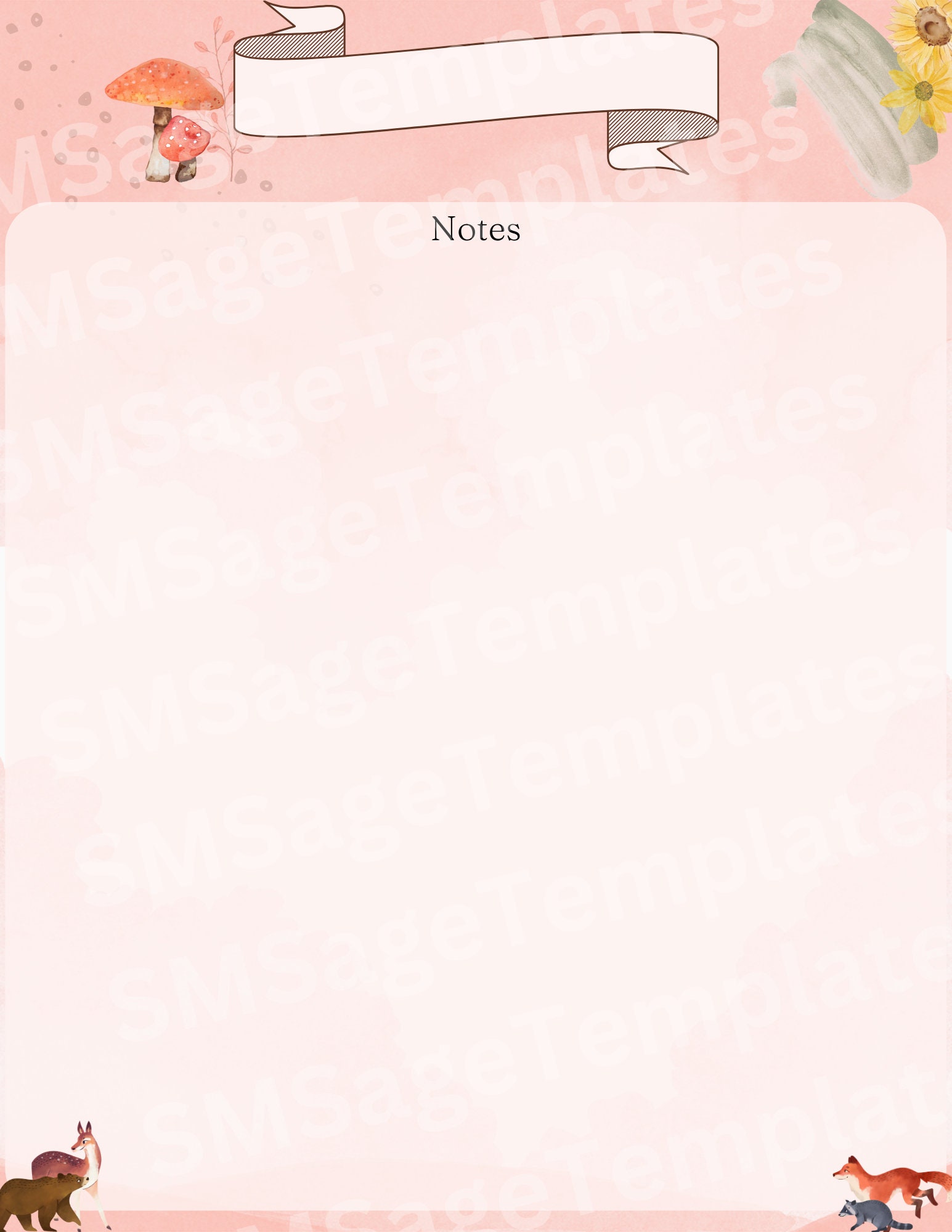 Watercolor Cottagecore Dnd Character Sheet / D&D / Character Journal ...