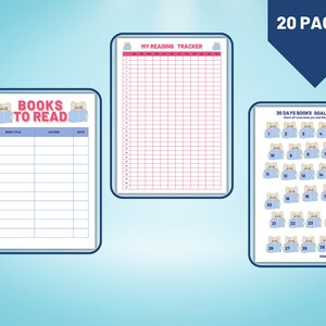 Kids Reading Log Kids Reading Tracker Kids Reading Journal Reading Log ...