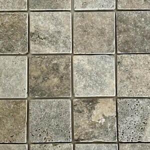 Silver Travertine Coasters - Etsy