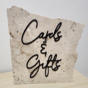 Classic Travertine Stone Signs - Etsy