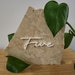Classic Travertine Stone Table Numbers - Etsy