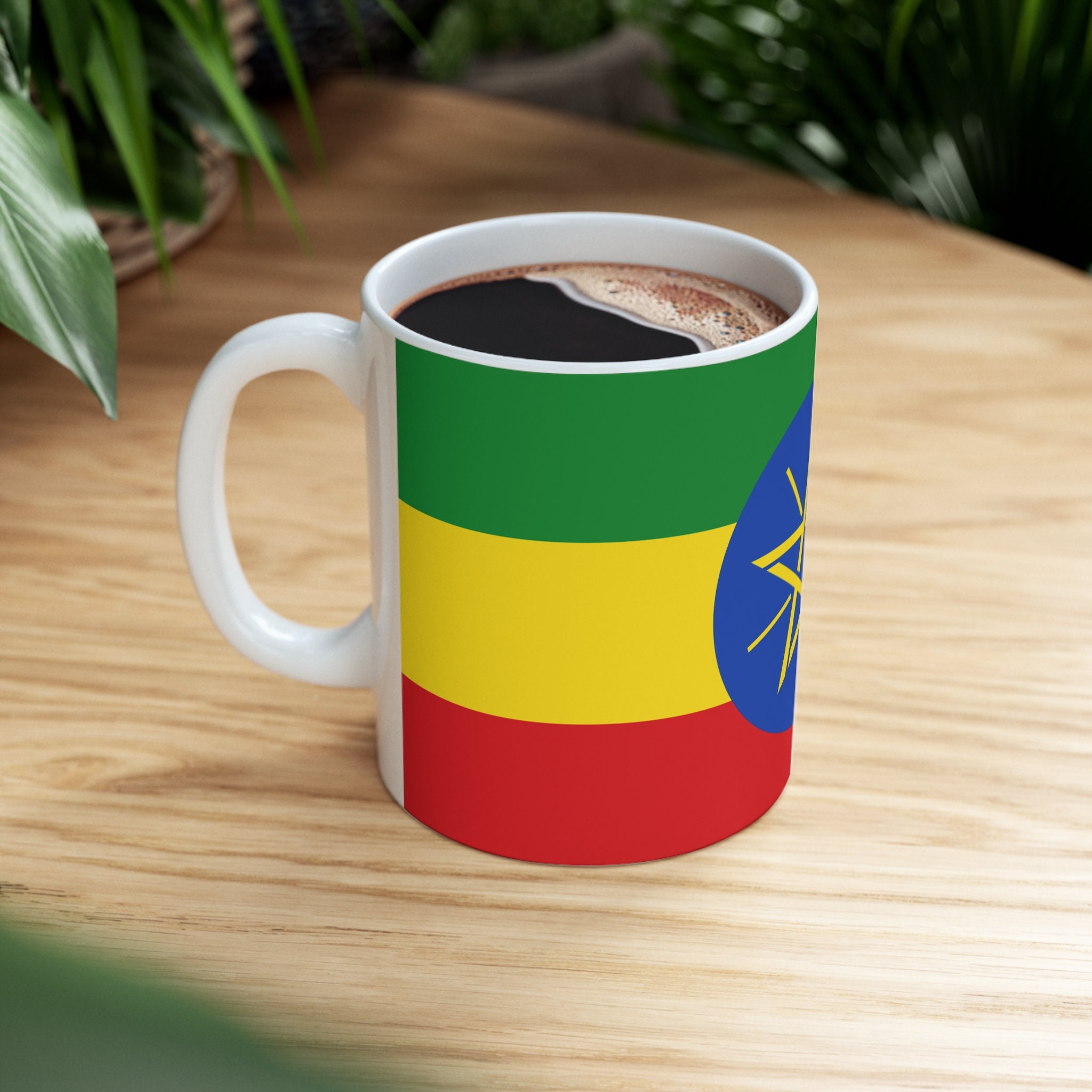 Ethiopia Ceramic Mug, 3D Ethiopia Flag, Patriotic Mug, Gift for ...