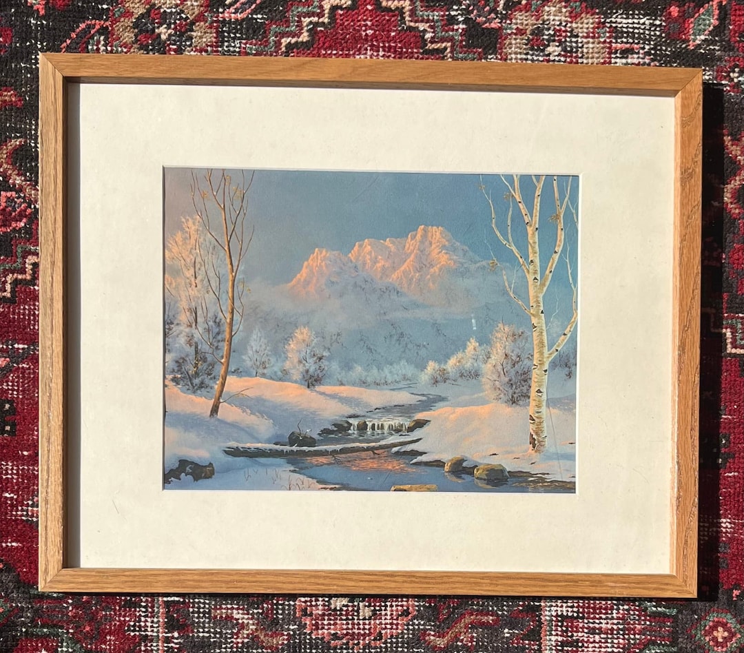 Vintage 1970-80s Arthur A Kaplan Co USA Lithograph Print | F Kecskes Jr ...