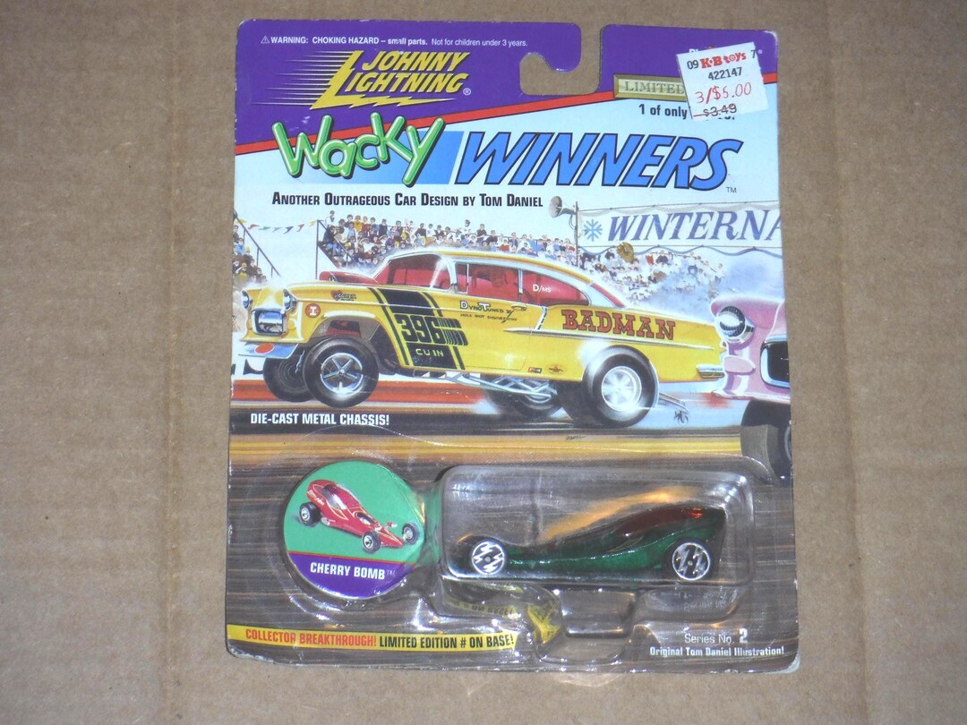 Johnny Lightning Wacky Winners Cherry Bomb Green - Etsy
