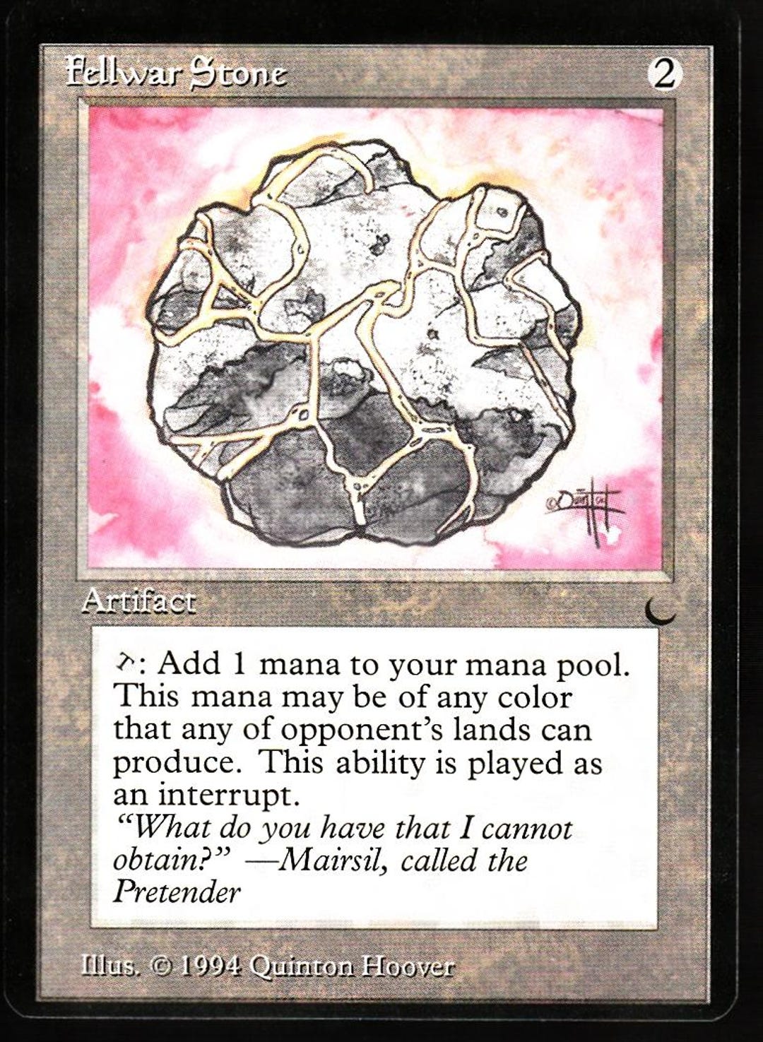 Magic the Gathering Fellwar Stone the Dark - Etsy