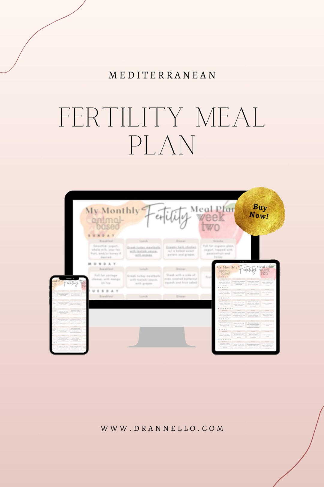 1 Month Animal Based Fertility Meal Plan - Etsy