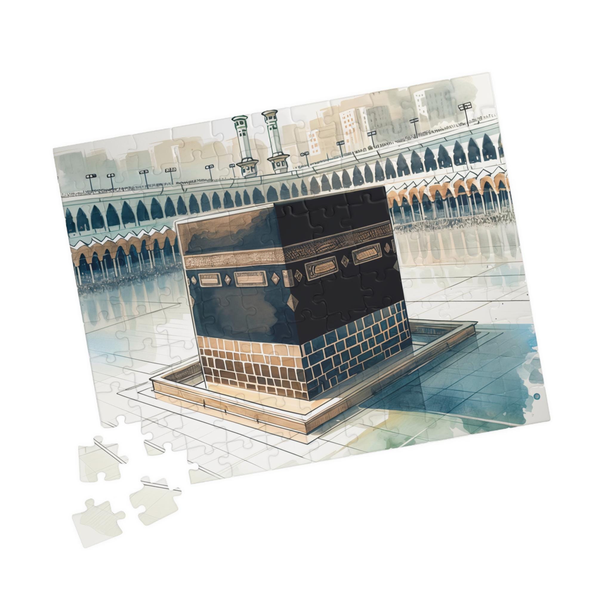 Islamic Puzzle With Kabah Illustration - Islamic Gift for Adults and ...