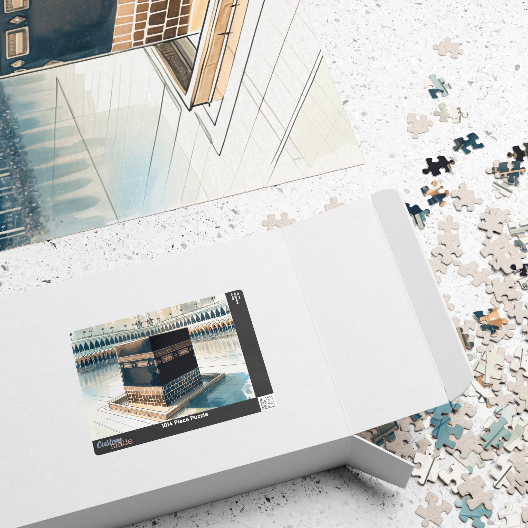 Islamic Puzzle With Kabah Illustration - Islamic Gift for Adults and ...