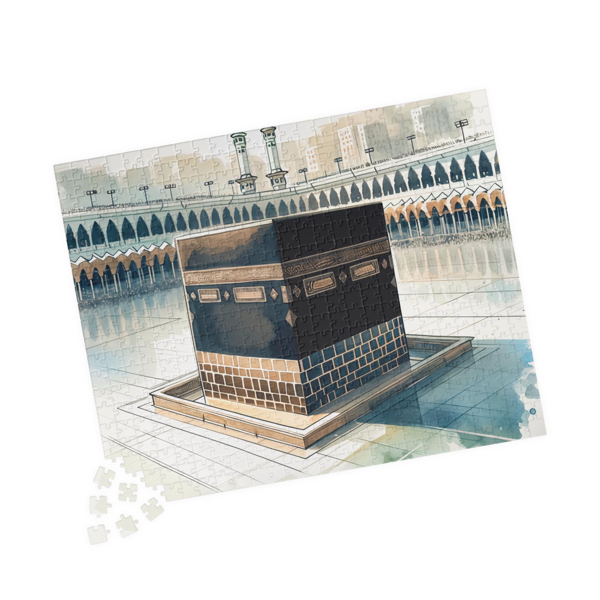 Islamic Puzzle With Kabah Illustration - Islamic Gift for Adults and ...