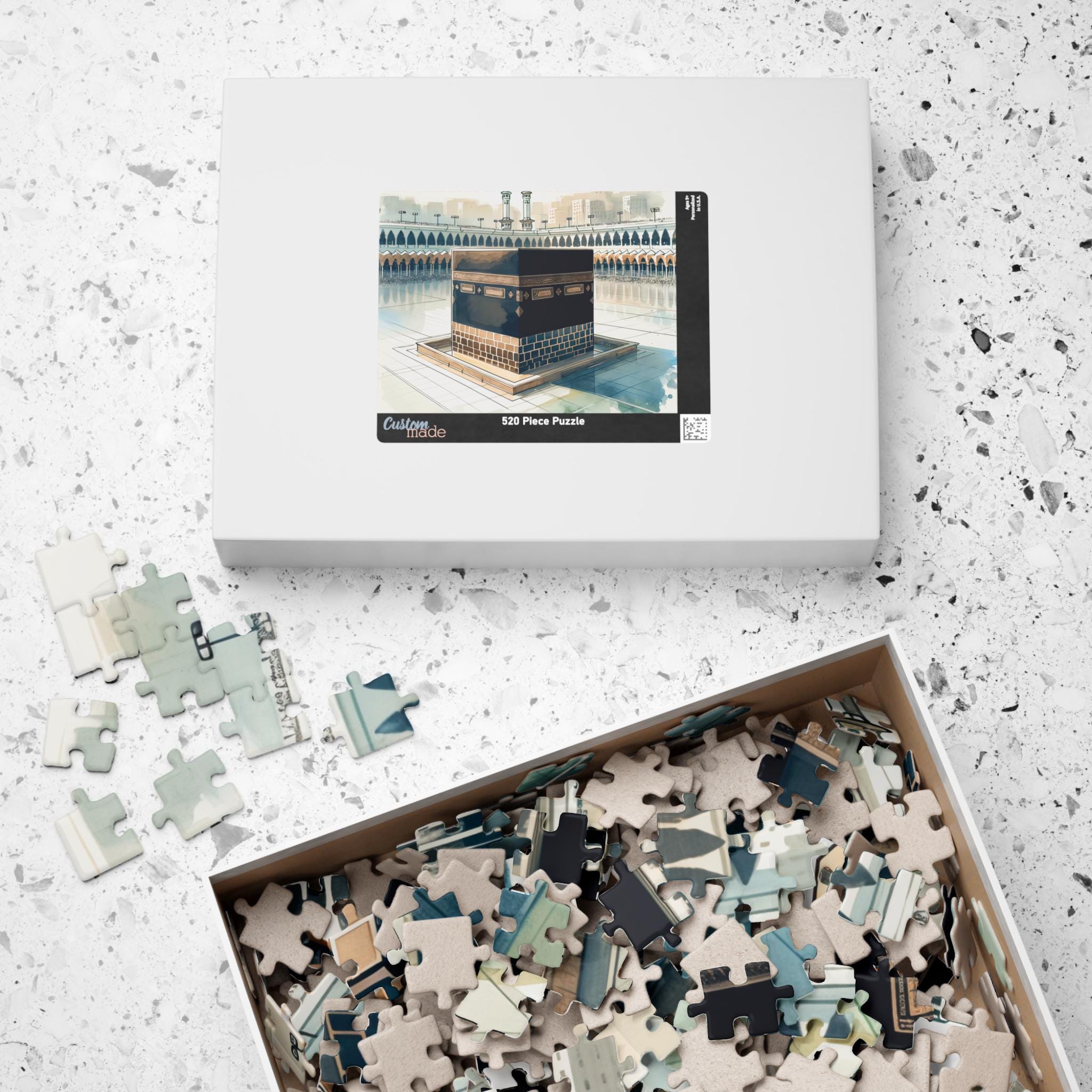 Islamic Puzzle With Kabah Illustration - Islamic Gift for Adults and ...