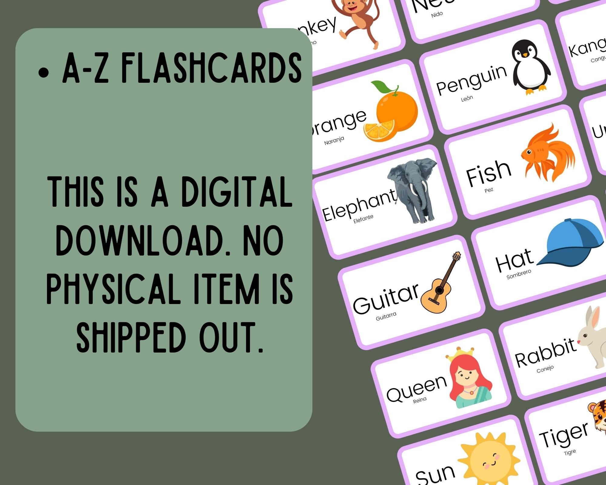 ESL Flashcard Printable, Esl Teaching Tools, Esl Printables Worksheets ...